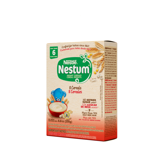 NESTUM® Infant Cereals 8 Cereals 250 g | Nestlé FamilyNes